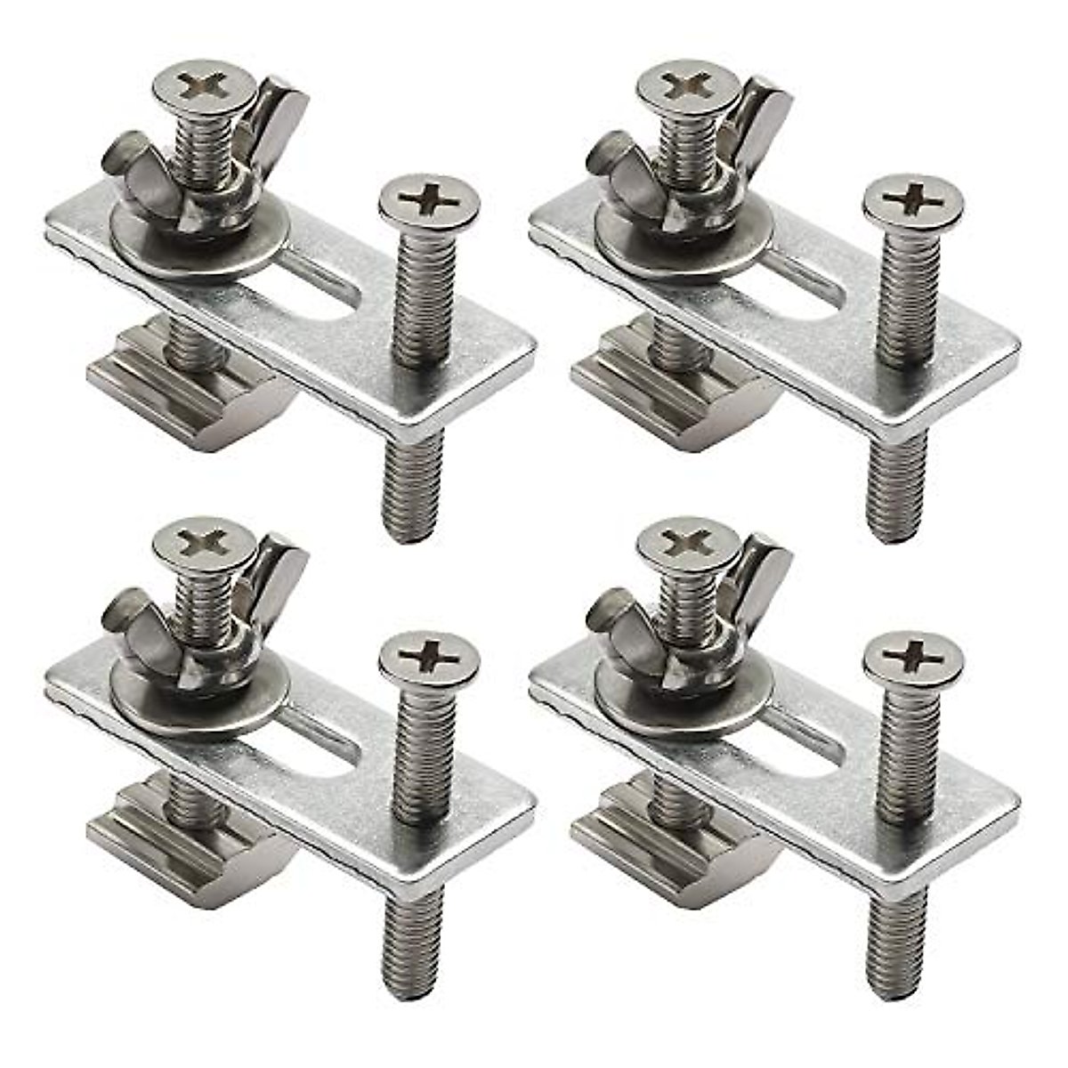 Genmitsu 4PCS T-track Mini Hold Down Clamp Kit, Compatible with 3018-PRO/3018-MX3/3018-PROVer CNC Router Machine