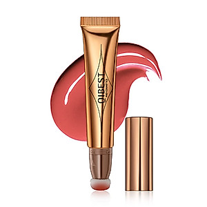 Cream Bronzer Contour Beauty Wand, Highlighter Contour Blush With Cushion Applicator, Liquid Face Bronzer Makeup Wand Lightweight Natural Super Silky Cream Contour Stick Beauty Light Wand (1# Contour Grey brown)