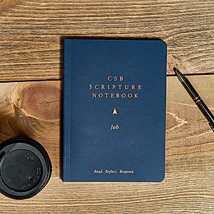 CSB Scripture Notebook, Job, Black Letter, Single-Column, Notetaking, Journaling Space, Sermon Series, Personal Study, Concise Format, Easy-to-Read Bible Serif Type