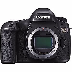 Canon EOS 5DS DSLR Camera (Body Only) (0581C002) + 4K Monitor + Pro Mic + Pro Headphones + 2 x 64GB Card + Case + Corel Photo Software + 3 x LPE6 Battery + Card Reader + LED Light + More (Renewed)