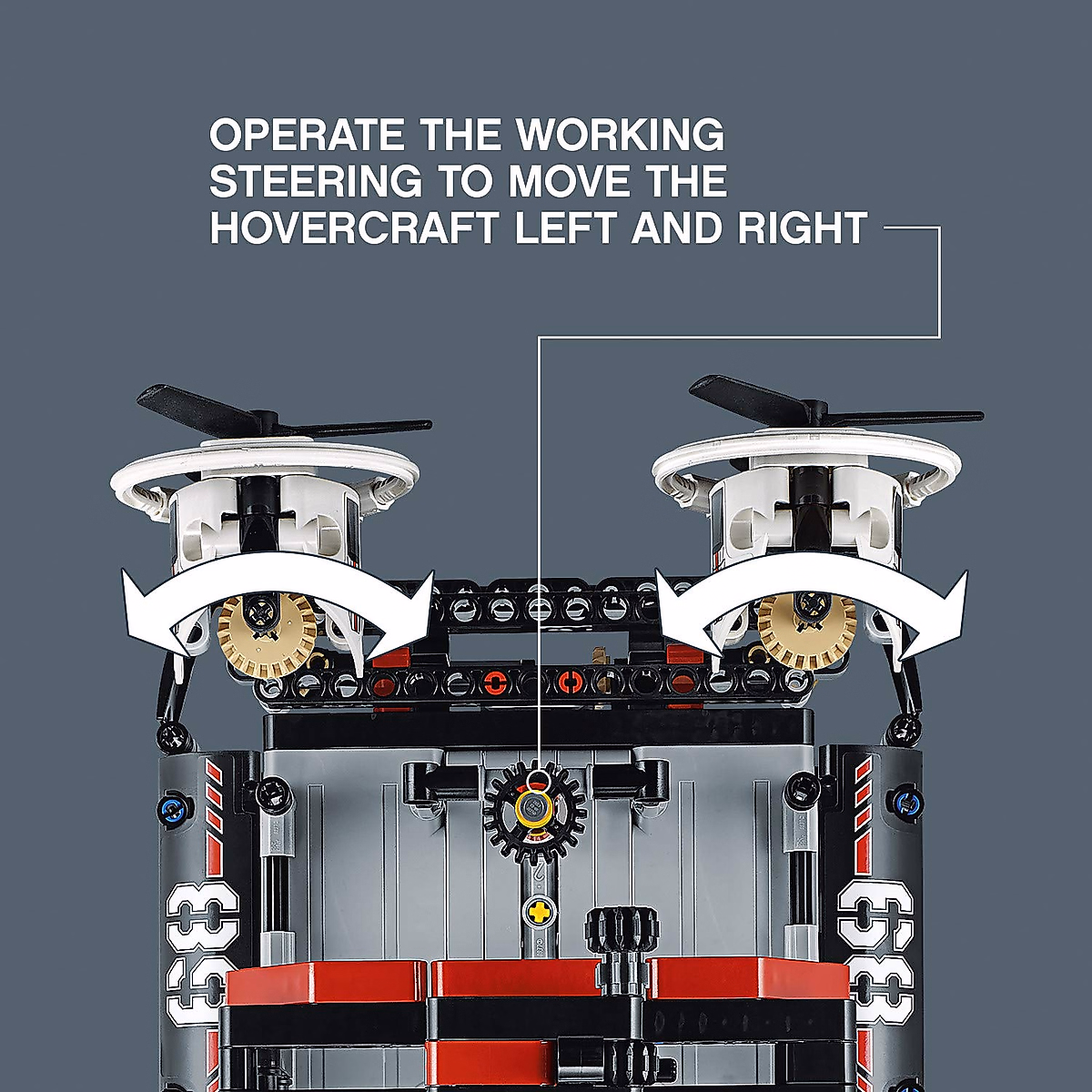LEGO Technic Hovercraft 42076 Building Kit (1020 Pieces)
