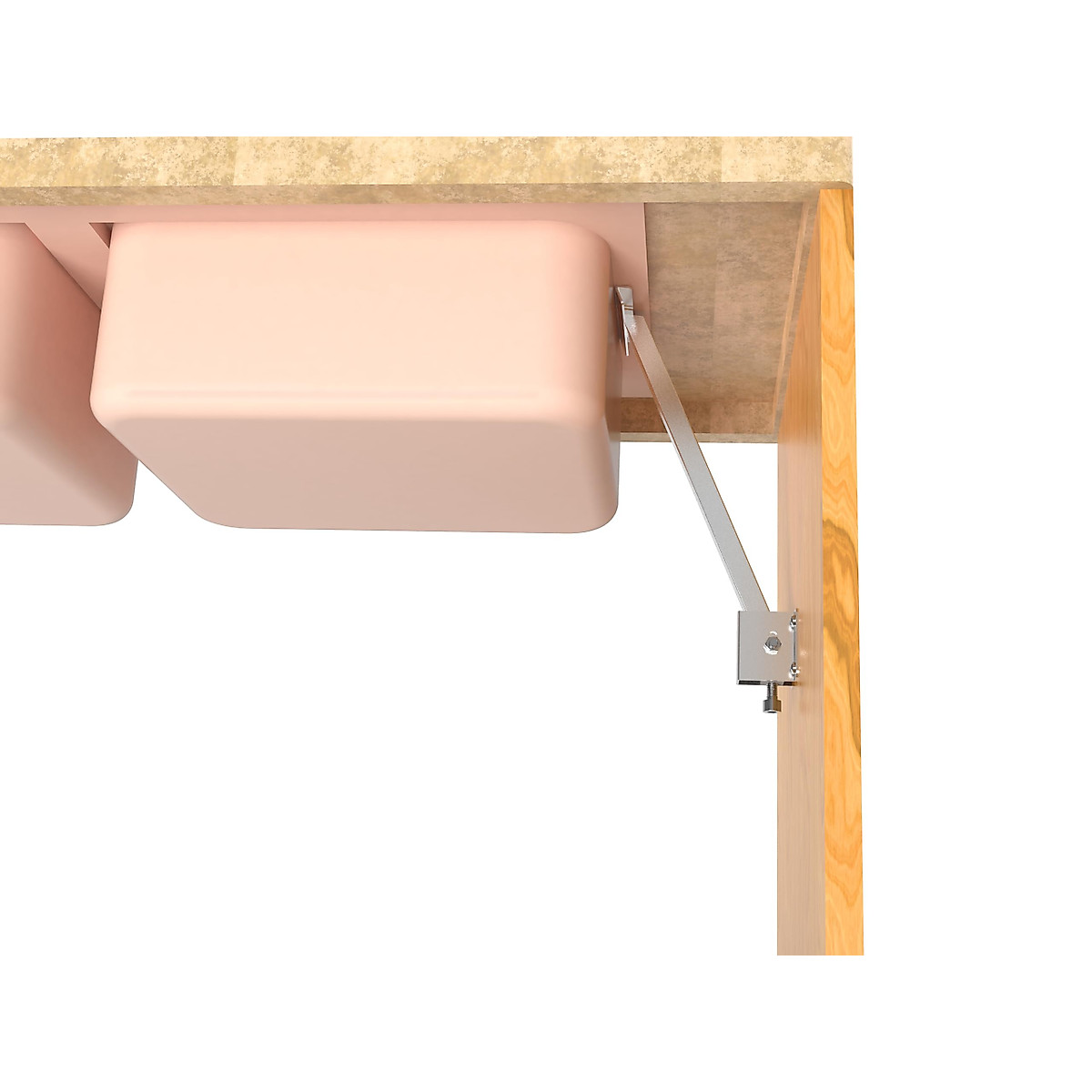 Undermount Sink Brackets,Undermount Sink Clips, Sink Repair Kit,Repair Dropped Sink, Galvanized Steel and Rust Resistant （Patent）