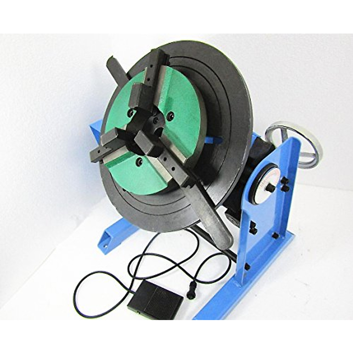 YUCHENGTECH Welding Positioner Turntable with 200mm Chuck for Circle Workpiece Turntable Welding Equipment Positioning Welder 50KG (110V)