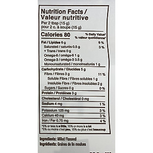 Ground Flax Seed | Manitoba Milling Co | One 1lb Bag | Smooth Milled Flaxseed Fiber with Protein, Omega 3 | Gluten Free, Non-GMO Gourmet Milled Flaxseed for Muffins, Yogurt, Smoothies