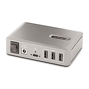 StarTech.com 10-Port USB-C Hub - 8x USB-A/2x USB-C - Self-Powered w/65W Power Supply - USB 3.1 10Gbps - Desktop/Laptop USB Hub w/USB-IF Certified 3ft Locking Cable, USB C Splitter (10G8A2CS-USB-C-HUB)