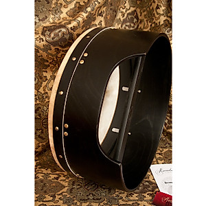 Bodhran, 16"x7", Tunable, Black, Single