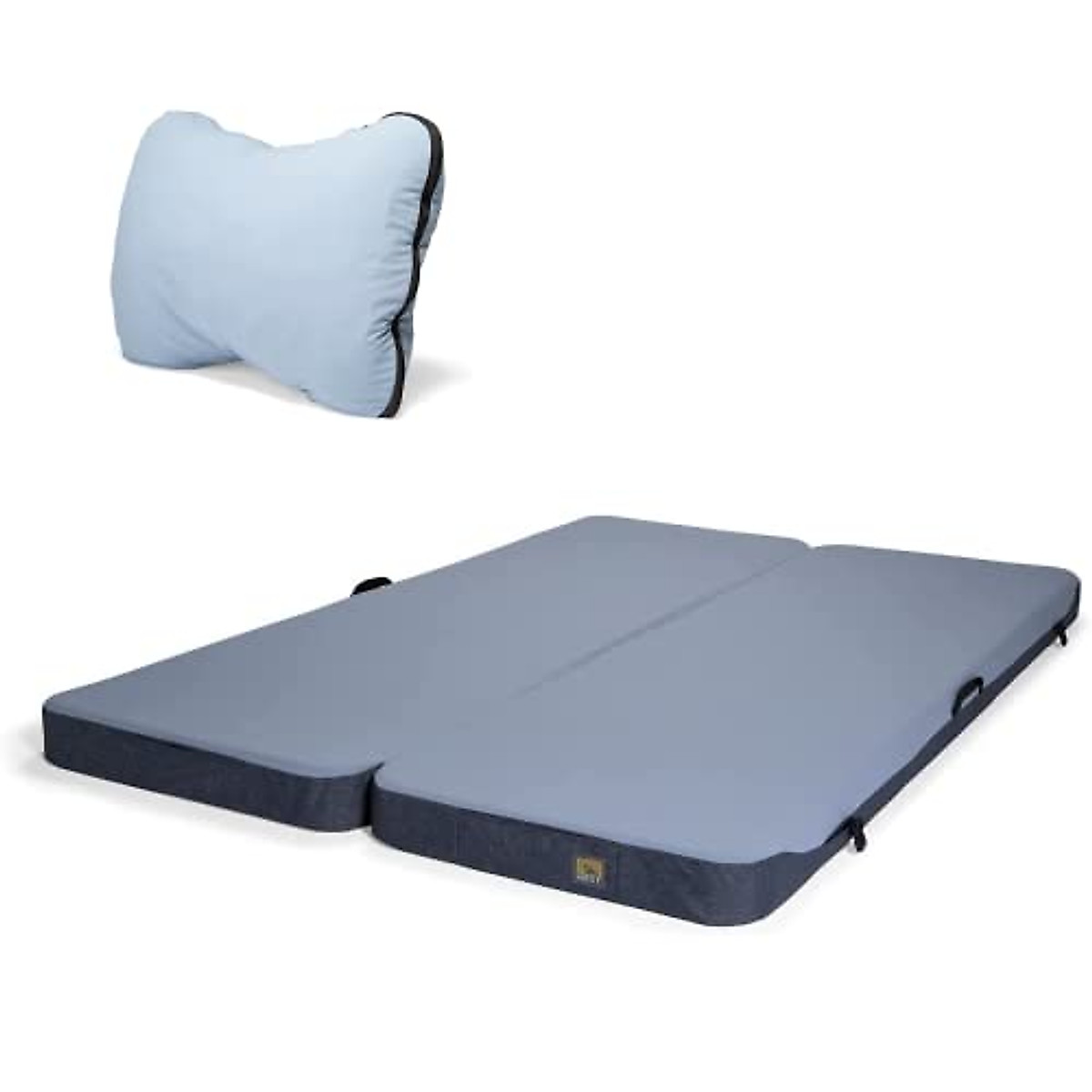 HEST Dually Wide and Standard Pillow Bundle - Standard Pillow, Packable Travel Pillow, 20" L x 26" W - Dually Wide Mattress, Sleeps Two, 72" L x 60" W
