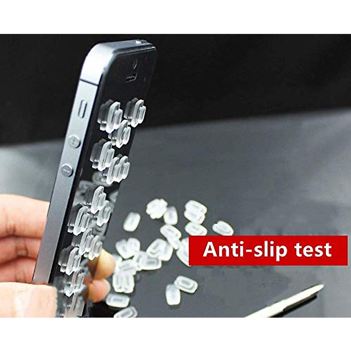 Push-in Eyeglasses Nose Pads,BEHLINE 5 Pairs Snap in Glasses Nose Piece for Eye Glasses Sunglasses,Replacement for Costa Maui Frames,Soft Silicone Nose Bridge Pads,Anti-Slip Nose Guards(11mm,Square)