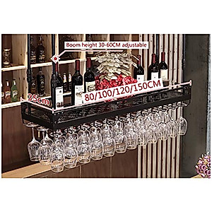 Stylish Simplicity Industrial Retro Stylish Simplicity Down Wine Glass Holder Creative Display Decorative Storage Home Goblet Holder Glass Wine Cup Holder Kitchen Tableware Decoration Bottle Holder