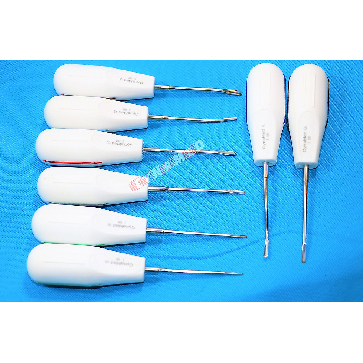 New Dental Luxating Elevators 8 Pcs Luxating Root Elevators Dental Instruments