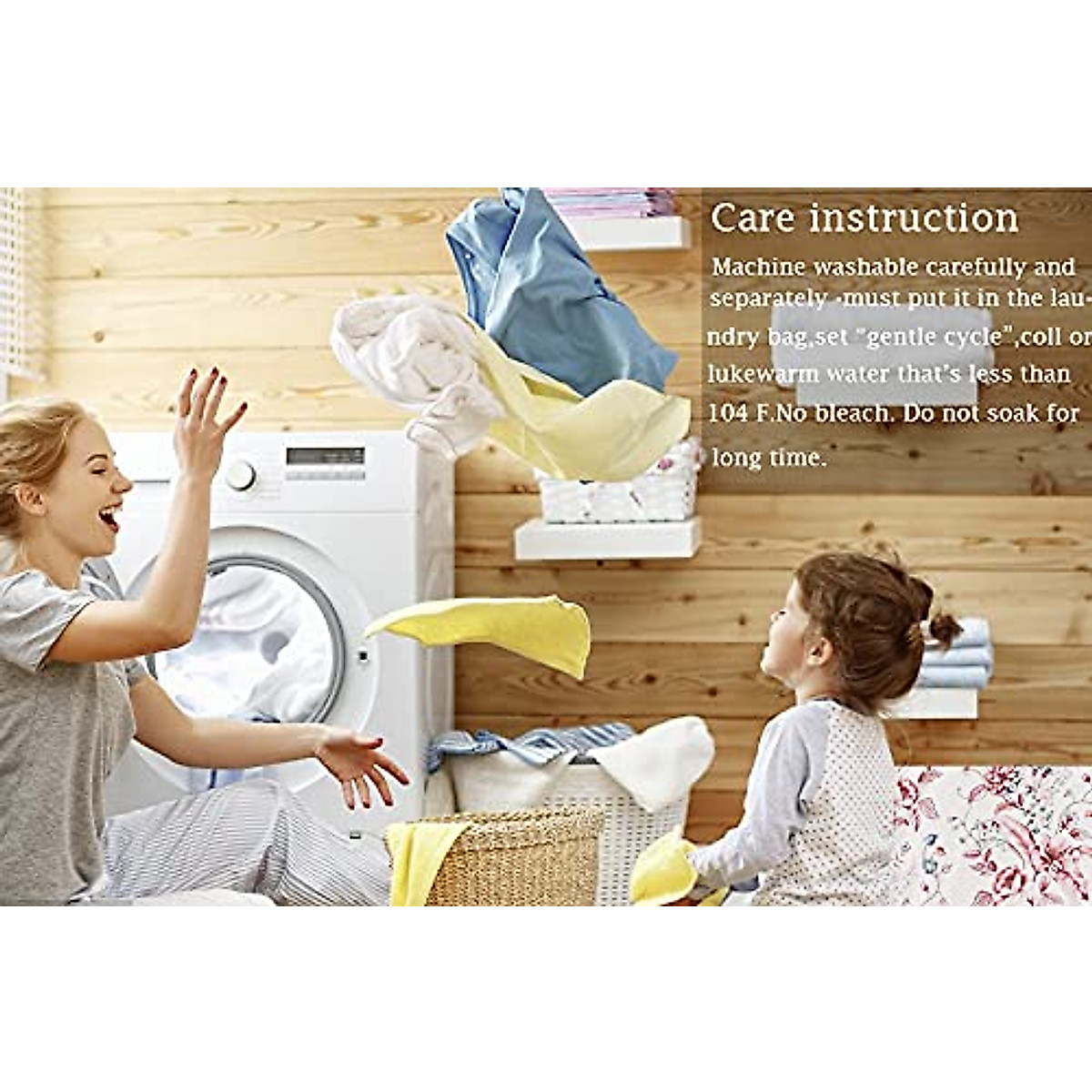 Brandream Girls Nursery Bedding Pink Floral Crib Bedding Set 3 Piece Farmhouse Baby Blanket Set, 3 Piece