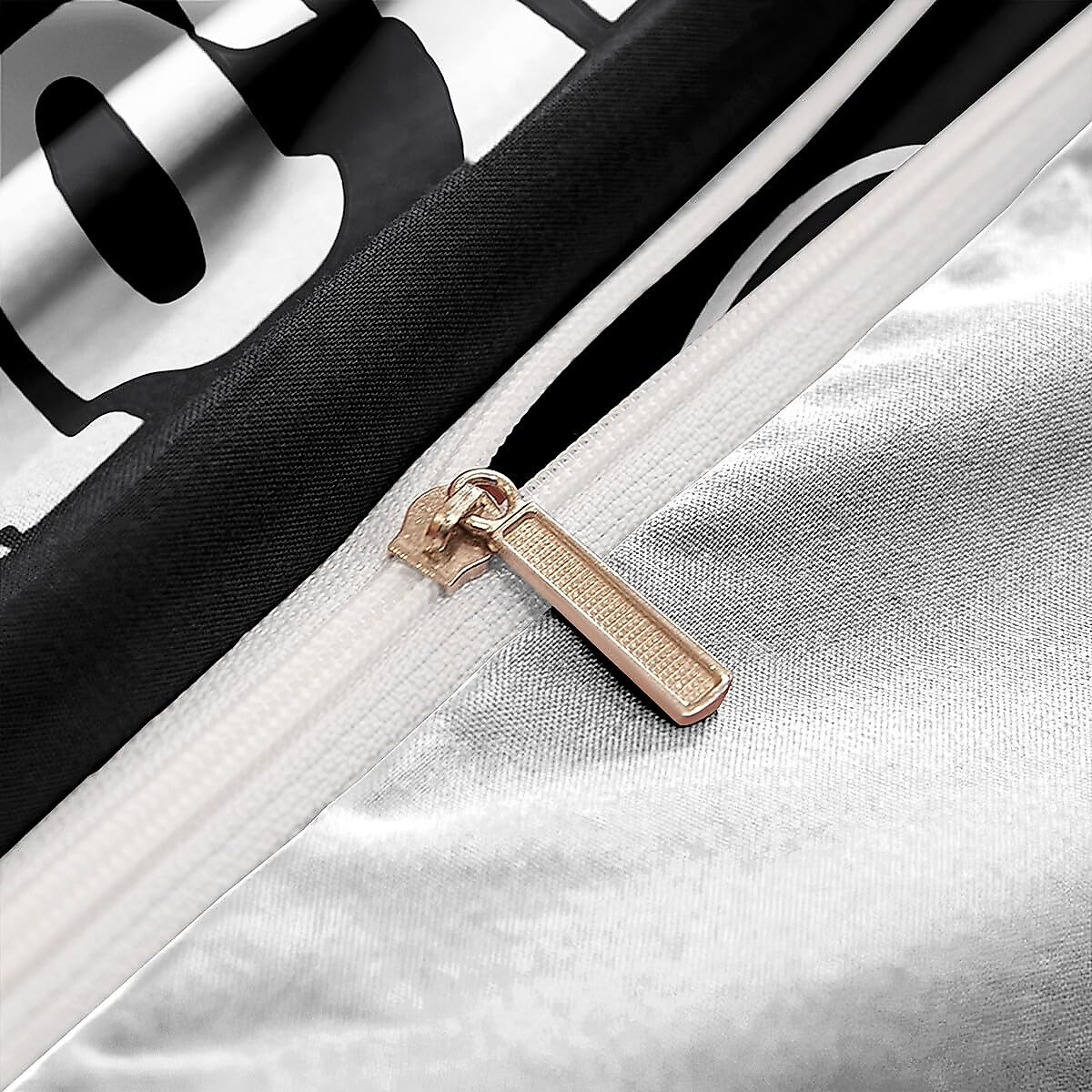 ZILOOK Bedding Duvet Cover Set 3D Quilt Cover Soft Microfiber Bedroom Duvet Set Bedding Set with Pillowcase,for Teens and Adults 3 Piece Set Queen