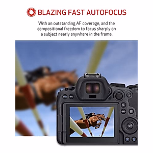 Canon EOS R6 Mark II - Full Frame Mirrorless Camera (Body Only) - Still & Video - 24.2MP, CMOS, Continuous Shooting - DIGIC X Image Processing - 6K Video Oversampling - Advanced Subject Detection