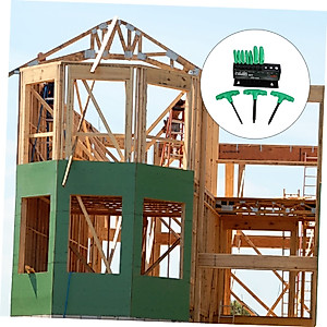 VILLCASE 1 Set star iron suite plum bossom handle tools for T-shaped Screwdriver screwdriver Repair Tool hand tools 45# steel precision screwdriver Screwdriver repair wrench