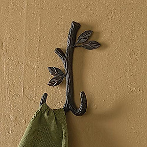Nature Walk Double Wall Mounted Towel Hook