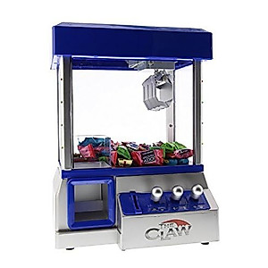 Mini Claw Machine For Kids – The Toy Grabber is Ideal for Children and Parties, Fill with Small Toys and Candy – Feature LED Lights, Loud Sound Effects and Coins