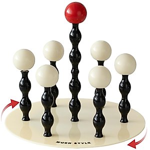 HASSLICKIT Cup Drying Rack Stand, 360° Rotating 6 Cups Mug Holder, Glass Cup Organizer Holder Rack, Modern Decor for Table, Kitchen Countertop (White)