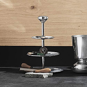 Georg Jensen Alfredo 3-Tier Shelf Food Server, Stainless Steel