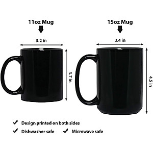 Personalized Long Distance Friendship Gifts Coffee Mug, Customized Best Friend Mugs, Friends Gag Gifts, Sense of Humor, State to State, Long Distance Relationship Gifts Black Coffee Mug