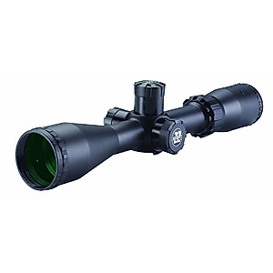 BSA 3-9X40 Sweet 22 Rifle Scope with Side Parallax Adjustment and Multi-Grain Turret, Black Matte