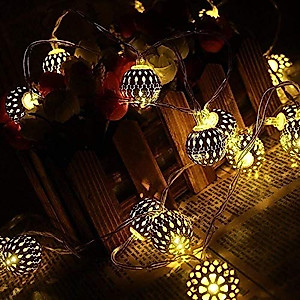 ZSMPY Fairy Lights Solar Led String Lights Fairy Lights 20 Leds-50 LEDs Garden Lights, 5m-7m Copper Wire Solar Lights for Halloween, Christmas, Tree, Garden, Home, Wedding, Party