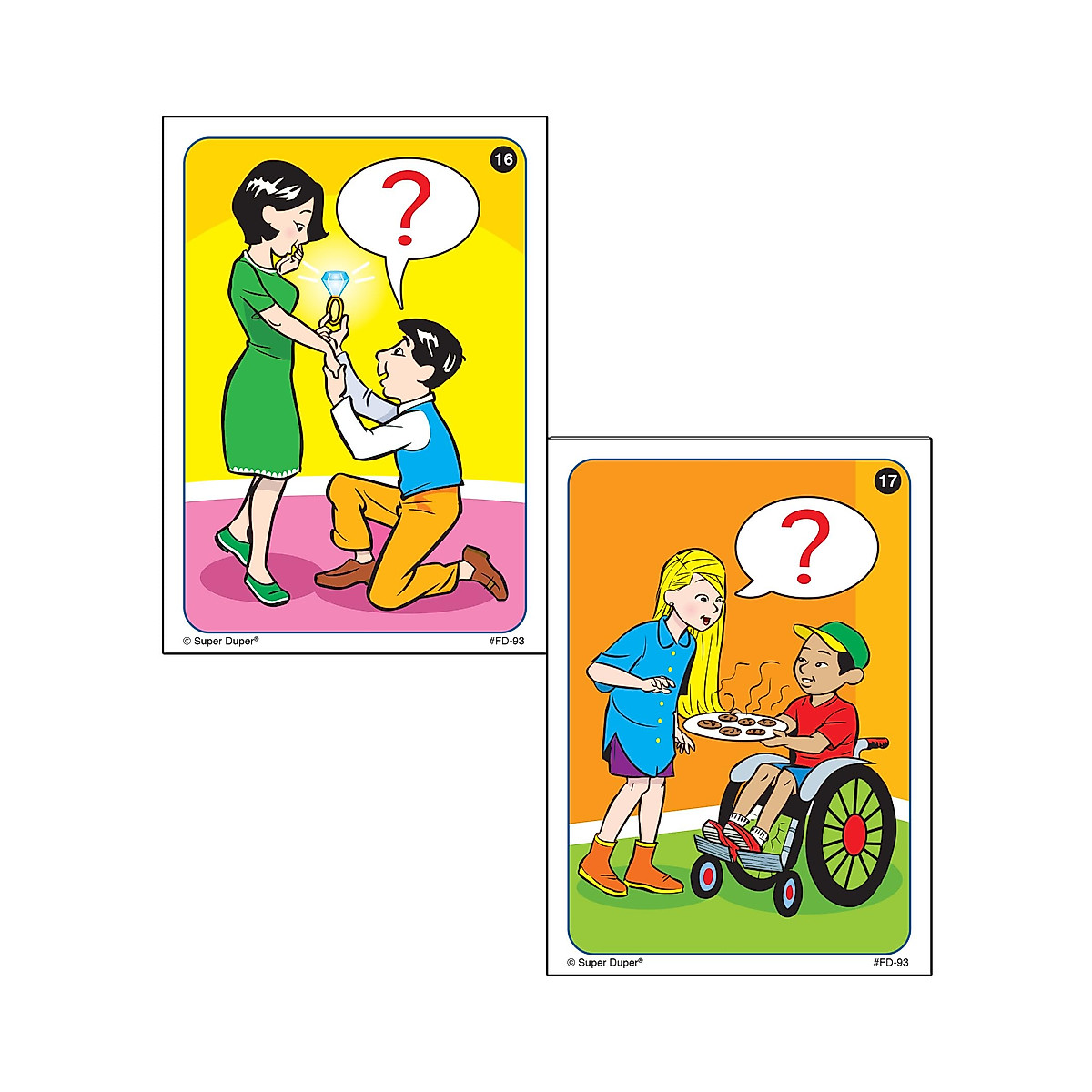 Super Duper Publications | What are They Asking? Fun Deck Flash Cards | Educational Learning Resource for Children