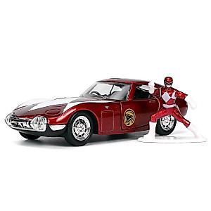 JADA TOYS, INC 1967 Toyota 2000GT W/RED Ranger Nano FIG 1/32 Vehicle