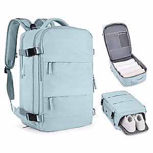 coofay Personal Item Travel Backpack For Women Men Airline Approved Carry On Backpack Flight Approved Waterproof Sports Luggage Backpack Casual Daypack Small Hiking Backpack