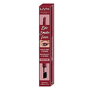 NYX PROFESSIONAL MAKEUP Epic Smoke Liner, Vegan Smokey Eyeliner - Brick Fire (Brick Red)