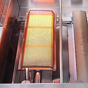 Blaze Grills BLZ-IRN 14,000 BTU Stainless Steel Ceramic Infrared Searing Burner Upgrade Accessory Part Replaces Left Side Burner of Blaze Gas Grills