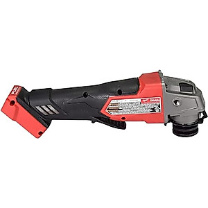 Milwaukee 2880-20 M18 FUEL Brushless Lithium-Ion 4-1/2 in. / 5 in. Cordless Small Angle Grinder with No-Lock Paddle Switch (Tool Only)