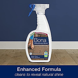 Bona Hardwood Floor Cleaner Spray, Unscented, 32 Fl Oz