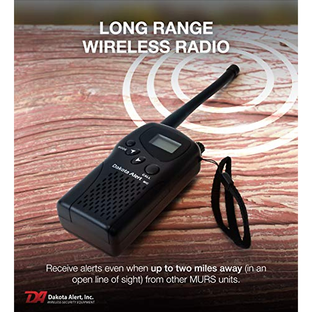 Dakota Alert MURS Radio - M538-HT MURS Wireless VHF Transceiver - Handheld 2-Way Radio License Free - Multi-Use Radio Service, MURS Walkie Talkie
