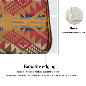 Midetoy Kitchen Rugs and Mats Set Tribal Native American Ethnic Anti Fatigue Kitchen Rug Non Slip Floor Rugs Indoor Outdoor 17.7"x59"+17.7"x29"