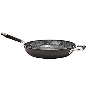 DaTerra Cucina Professional 13 Inch Nonstick Frying Pan | Italian Made Ceramic Nonstick Pan Sauté Pan, Chefs Pan, Non Stick Skillet Pan for Cooking, Sizzling, Searing, Baking and More