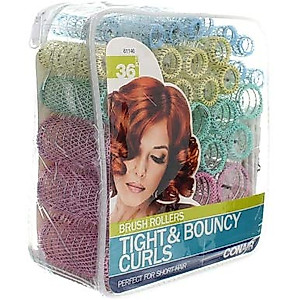 Conair Brush Rollers, Curl & Body 36 Pieces