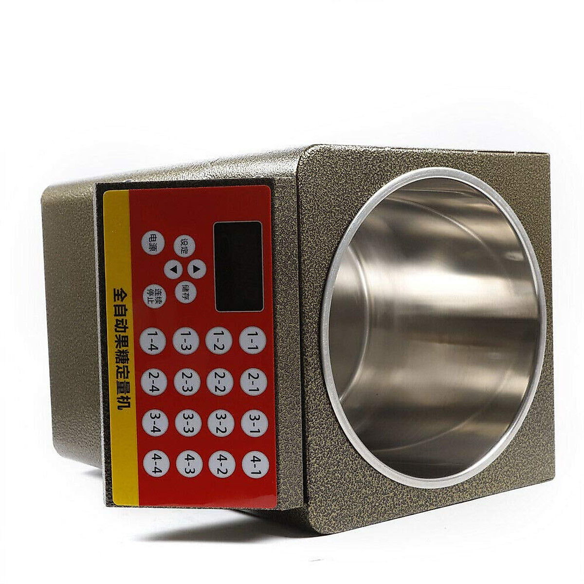 DENESTUS Automatic Fructose Dispenser Syrup Dispenser 8000CC Bubble Tea Fructose Quantitative Machine Stainless Steel Barrel 220V