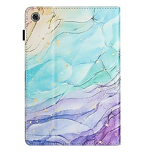 Compatible with/Replacement for Tablet PC Samsung Galaxy Tab A8 10.5 inch 2021 SM-X200/X205/X207 PU Leather Flip Cover Stand Wallet Case XXLZCX (7)