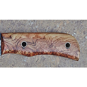 Smart & Sharp Custom Handmade Damascus Steel Hunting Knife/Skinner Knife AA-13137 (Burl Wood)