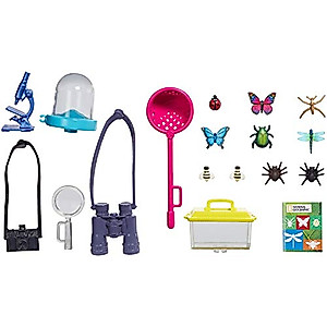 Barbie Entomologist Doll and Playset, Blonde, with 20+ Accessories Inspired by National Geographic