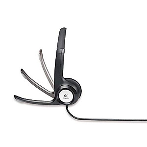 Logitech New h390 USB headset with noisecanceling microphone bulk packaging, 5.8 Ounce