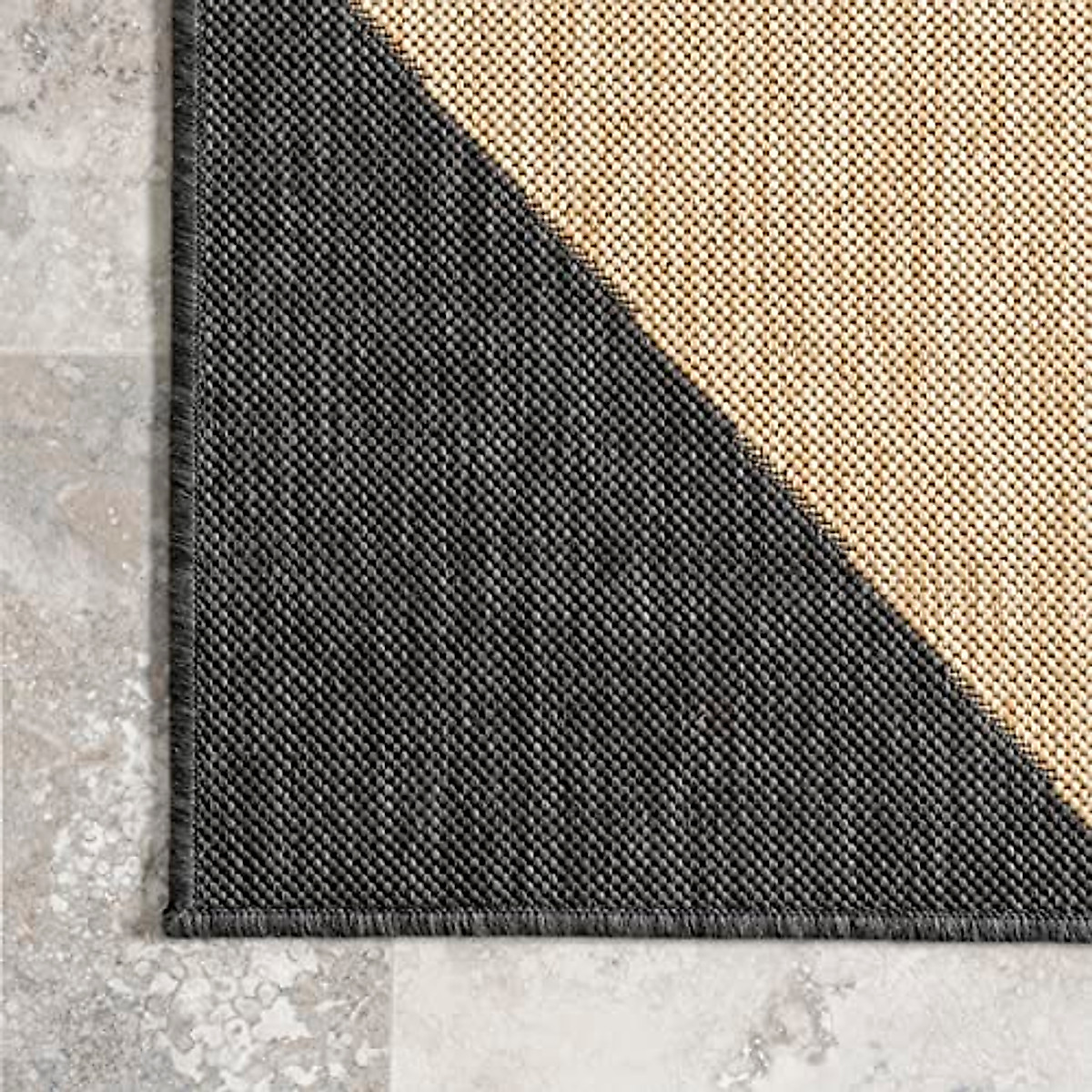 nuLOOM Loretta Transitional Diamond Indoor/Outdoor Area Rug, 4x6, Dark Grey