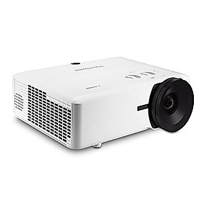 ViewSonic LS921WU 6000 Lumens WUXGA Short Throw Laser Projector for 200 Inch Screen, Dual HDMI, 4K HDR HLG Support, 1.1x Optical Zoom for Business and Education, White