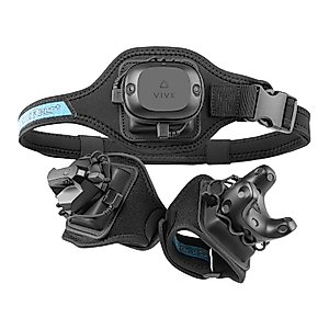 Rebuff Reality Trackstrap Plus for Vive Ultimate Tracker, Vive Tracker, Tundra Tracker, 20+ Hrs Playtime, Full Body Tracking in VR Chat & Dance Dash