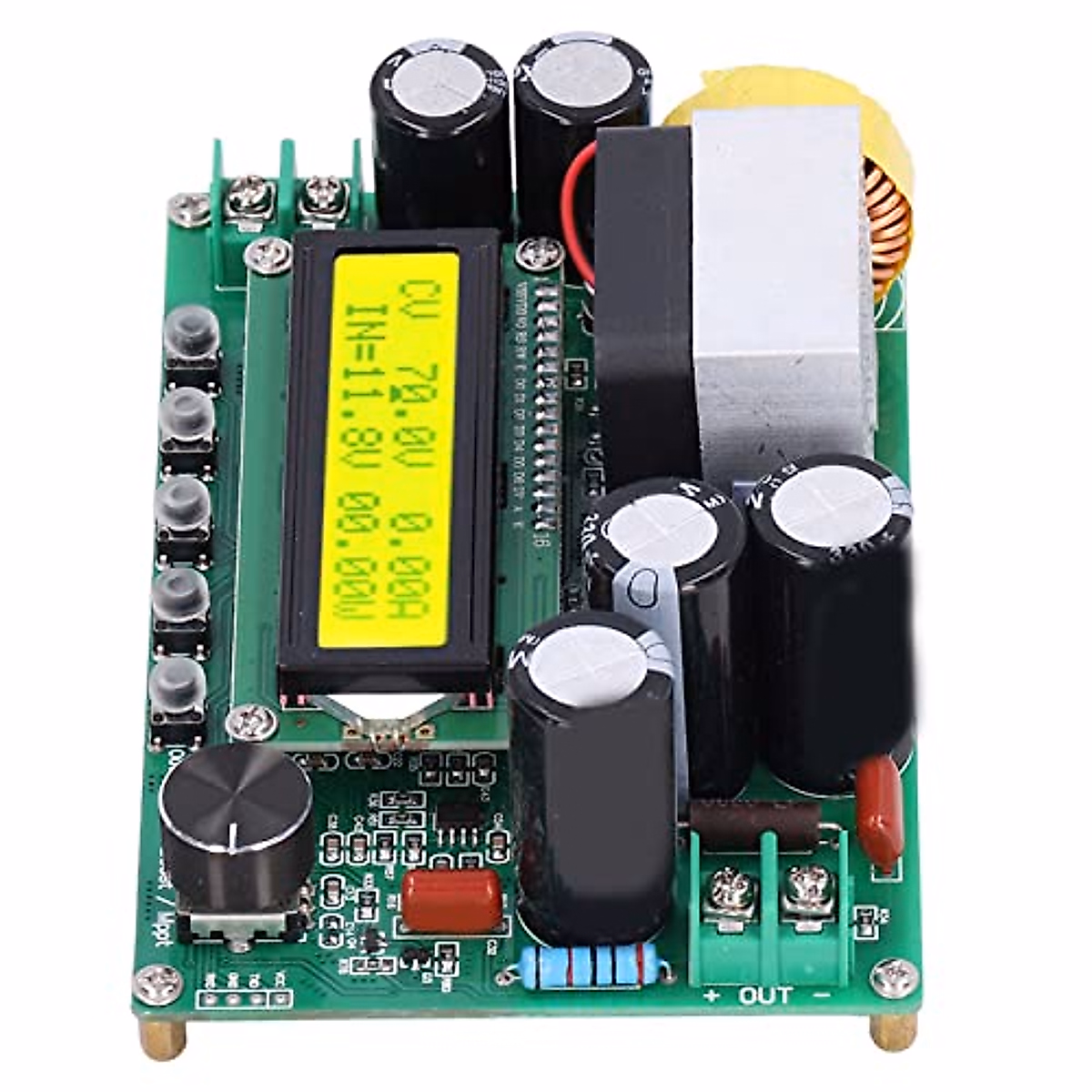 Digital Booster Module, LCD Display Protection Modules Simple Wiring Solar MPPT Charging Cooling Fan Design with Communication for Automation Equipments