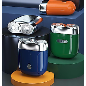 Powerful High Speed Storm Shaver: 2023 Upgraded Electric Travel Razor Shaver (Silver)