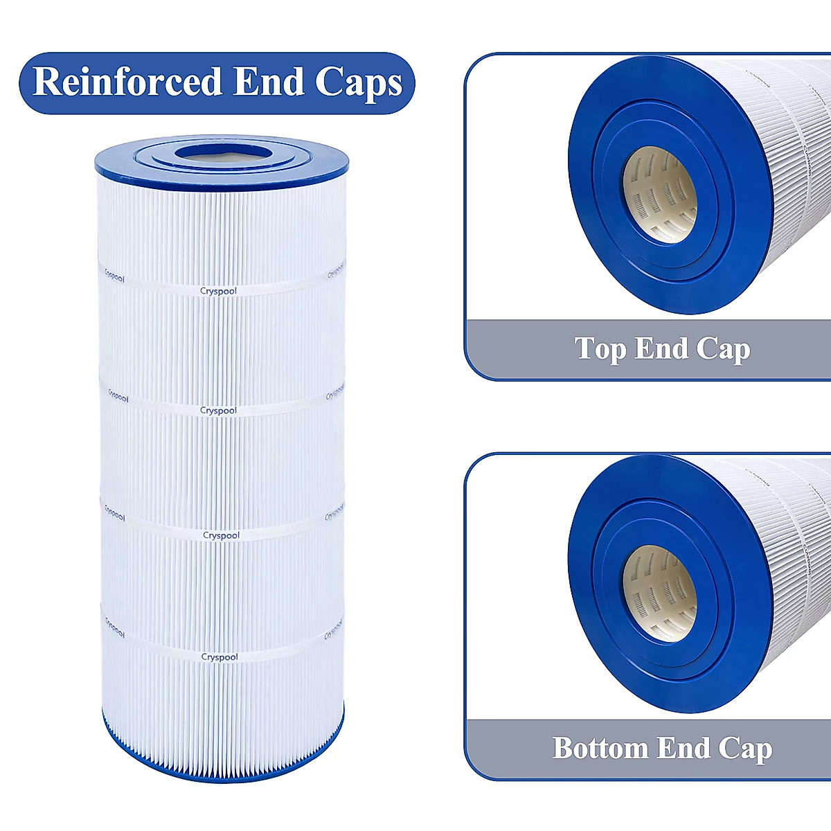 Cryspool Pool Filter Compatible with cs150e, PA150S, SwimClear C150S, CX150XRE, C-9441, 150 sq.ft, 1 Pack