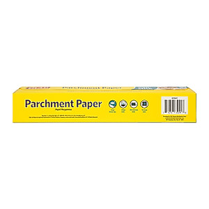 Glad Parchment Paper for Baking | Rolled Parchment Paper for Baking and Food Storage | 50 Square Feet White Parchment Baking Paper from Glad for Everyday Use