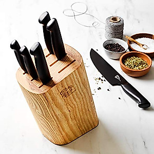 GreenPan Chop and Grill Ash Wood Knife Block