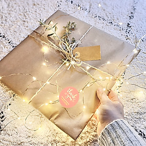 NSWDYLO Thank You Stickers Roll of 500pcs 1” Pink Thank You Seal Stickers Perfect for Business and Boutique Packages Envelope Seals Thanksgiving Holiday Gifts Wedding Party Giveaways Thank You Labels